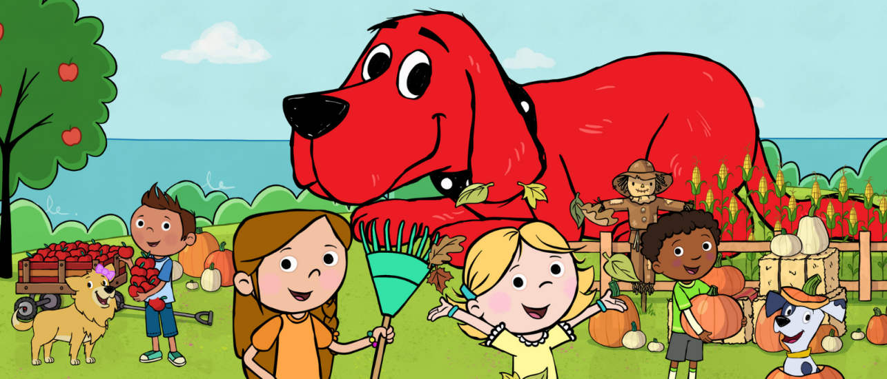 coloring picture of clifford the big red dog
