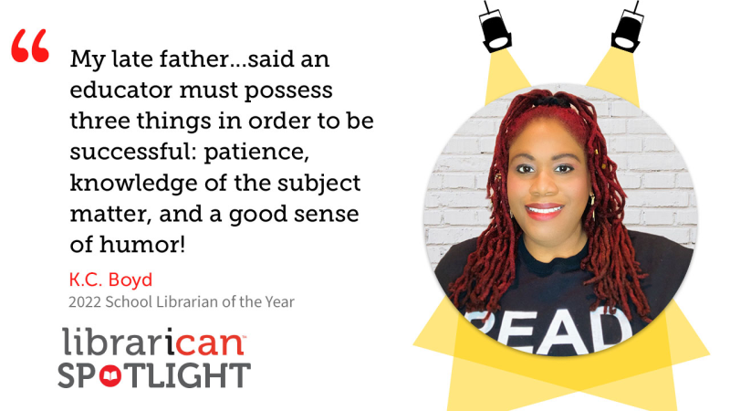 10 Things To Know About KC Boyd 2022 School Librarian of the Year