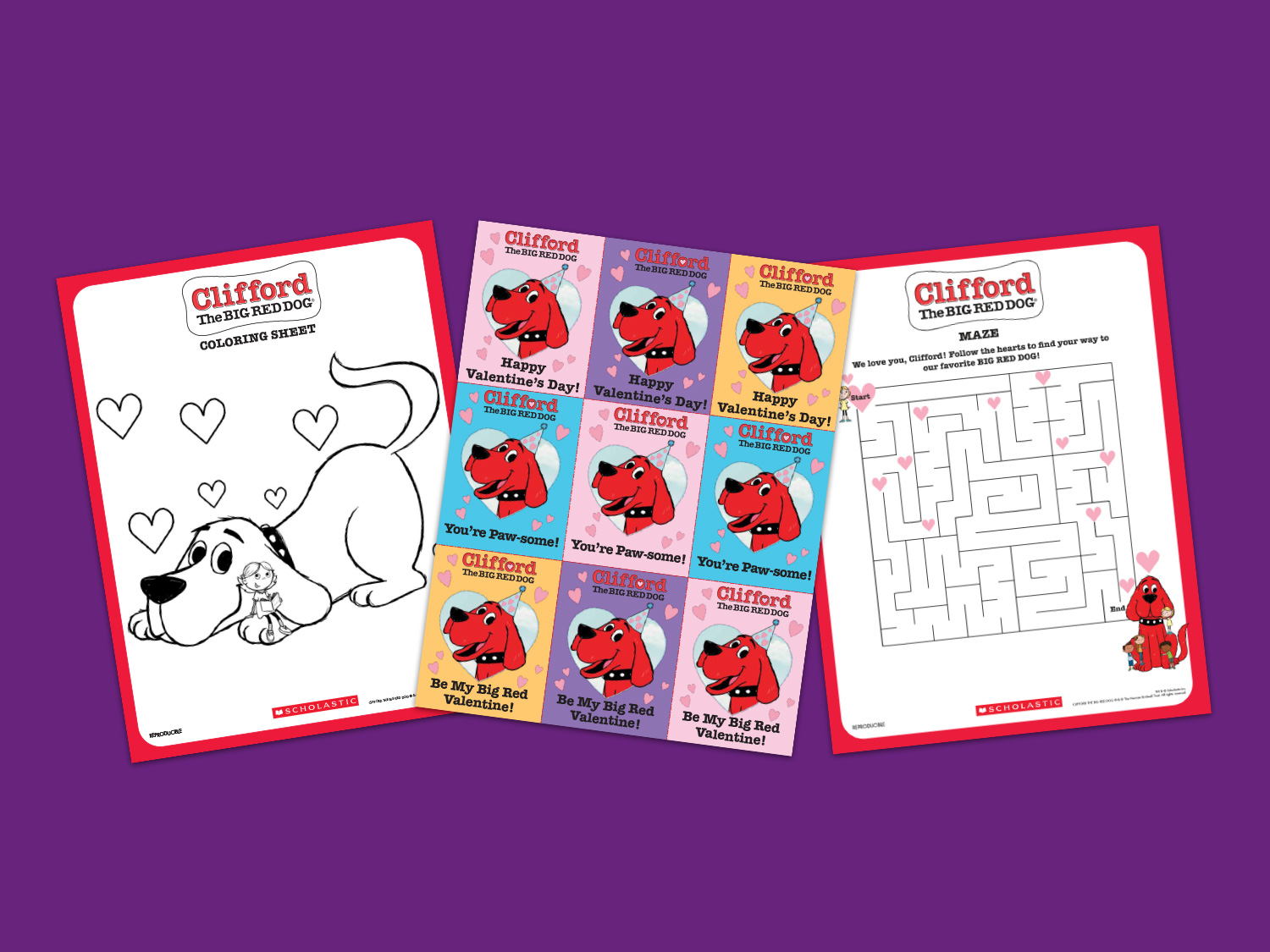 Celebrate Valentine's Day With Clifford Printables | Scholastic