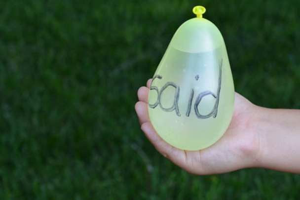 4 Outdoor Water Play Ideas to Practice Sight Words
