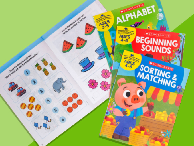 Preschool Activity Books for Letters, Numbers & Phonics | Scholastic ...