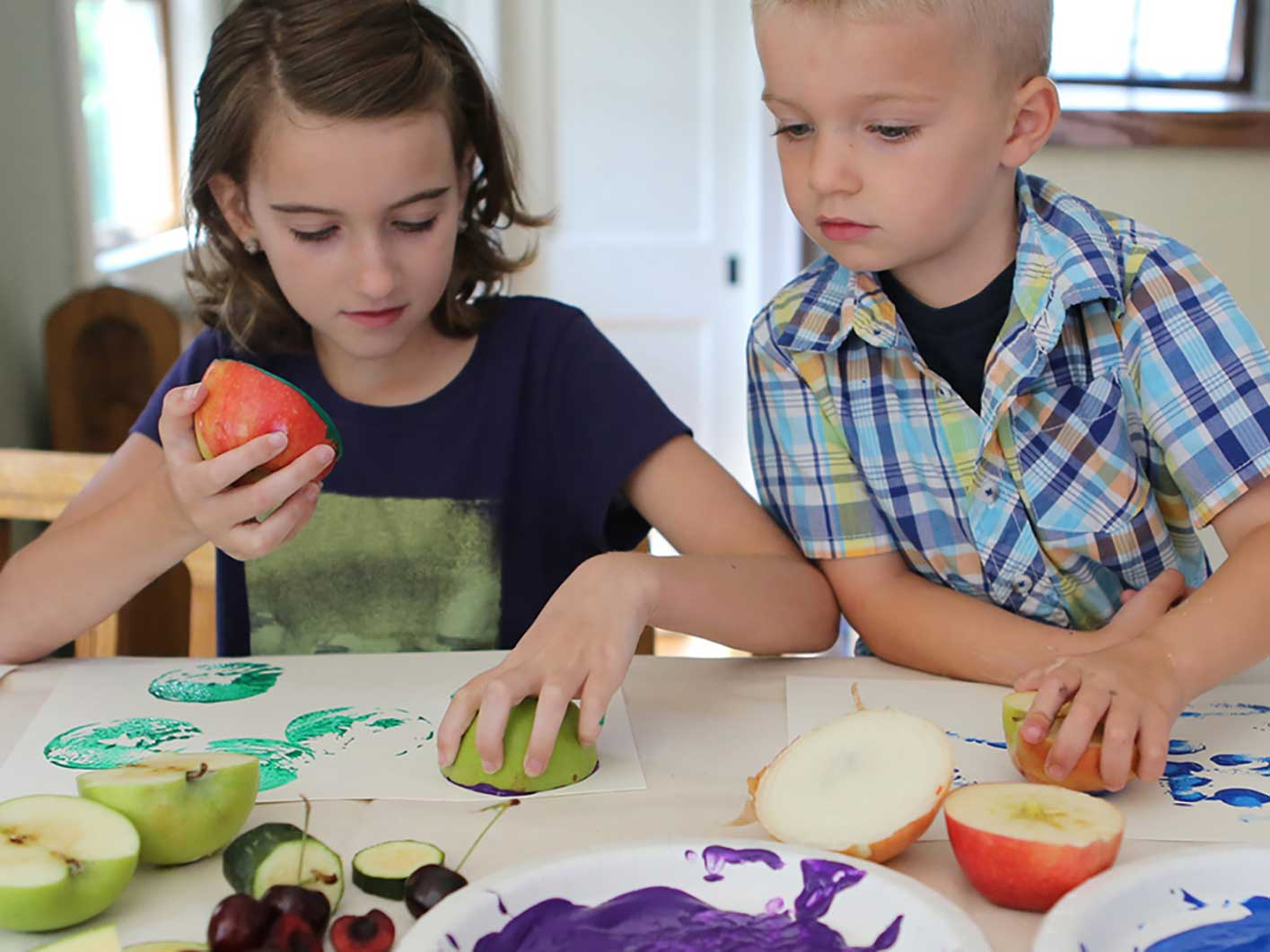 How to Use Fruits & Veggies to Make Stamps