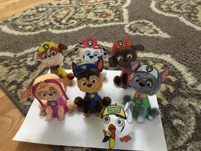 Make a Fun PAW Patrol Characters Craft!