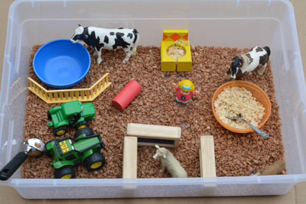 3 Storybook-Inspired Sensory Bins for Toddlers