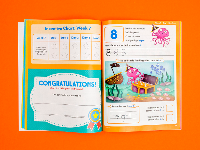 Getting Ready for Kindergarten Worksheets