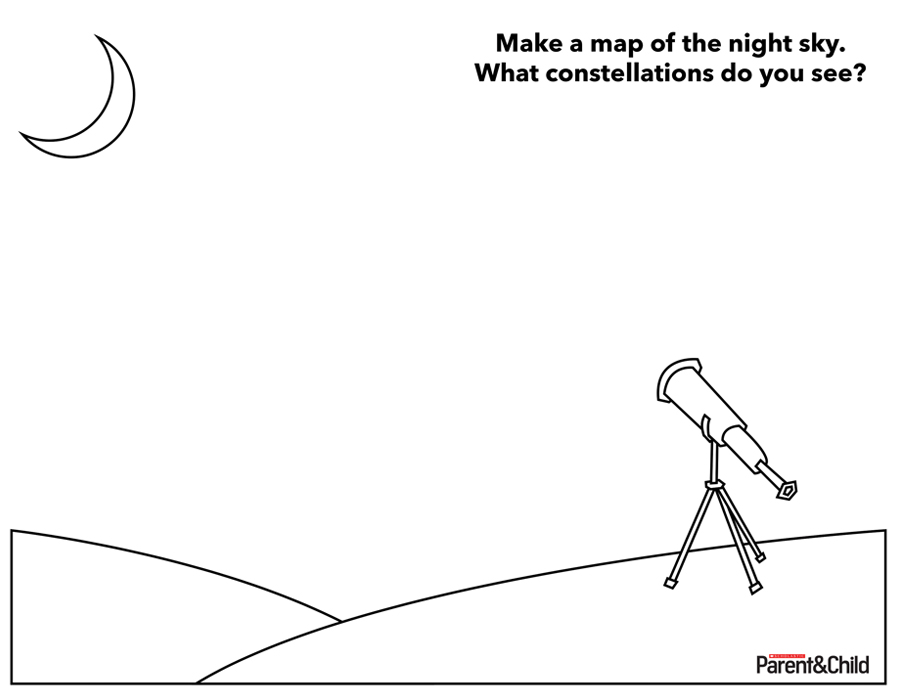 Constellations Map For Kids