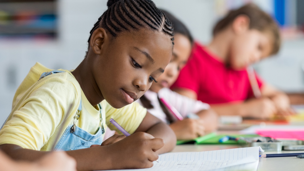 Kids Learning In Classroom