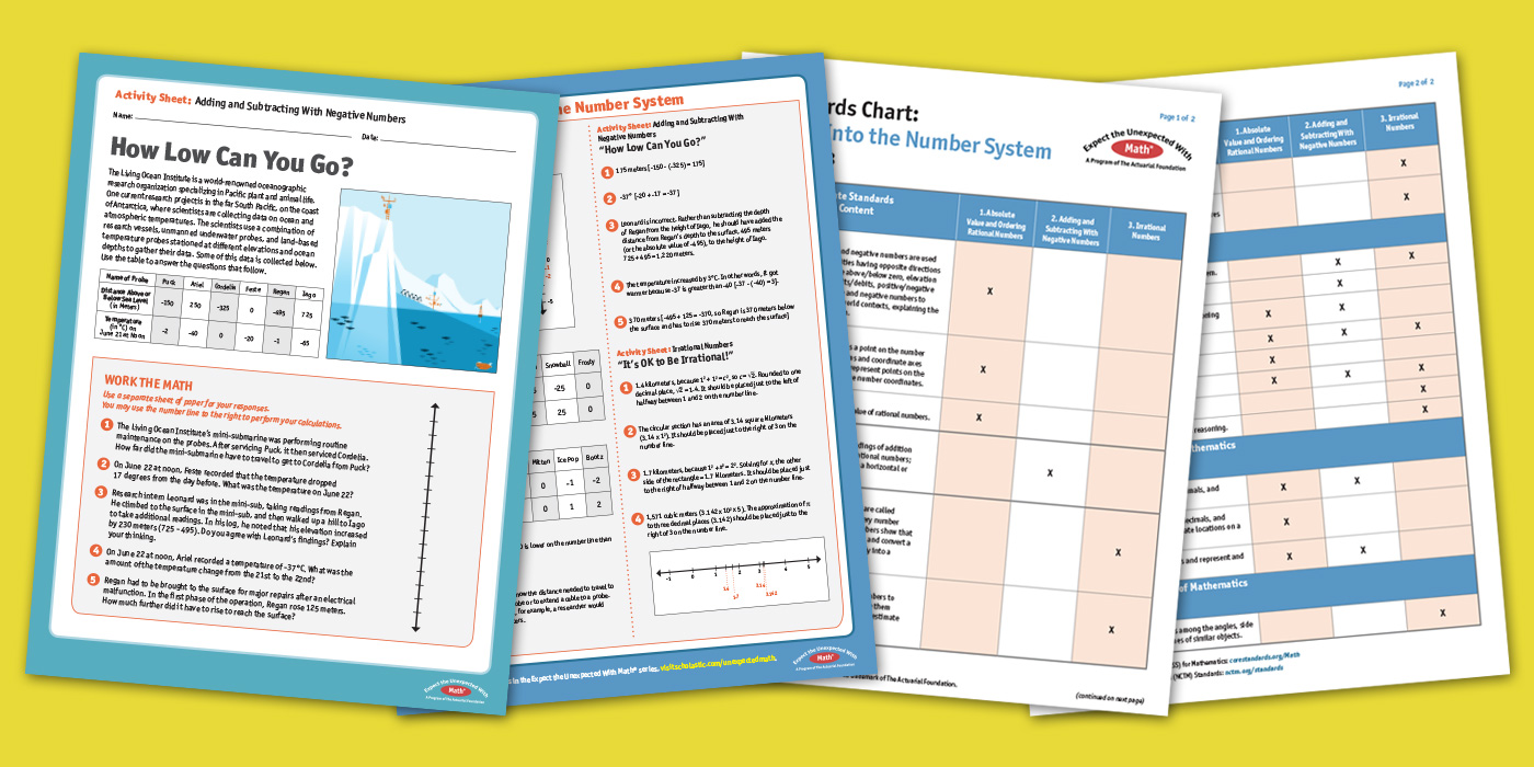 Adding And Subtracting With Negative Numbers Adding And Subtracting With Negative Numbers
