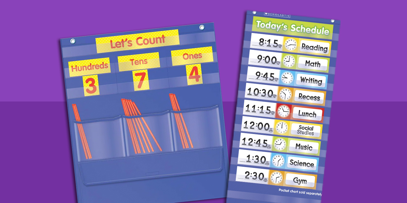 How to Organize Your Space With Pocket Charts