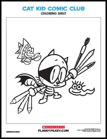 dav pilkey coloring book