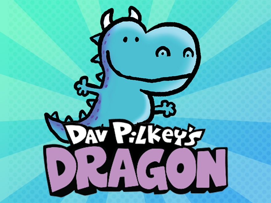 dav pilkey dragon coloring pages