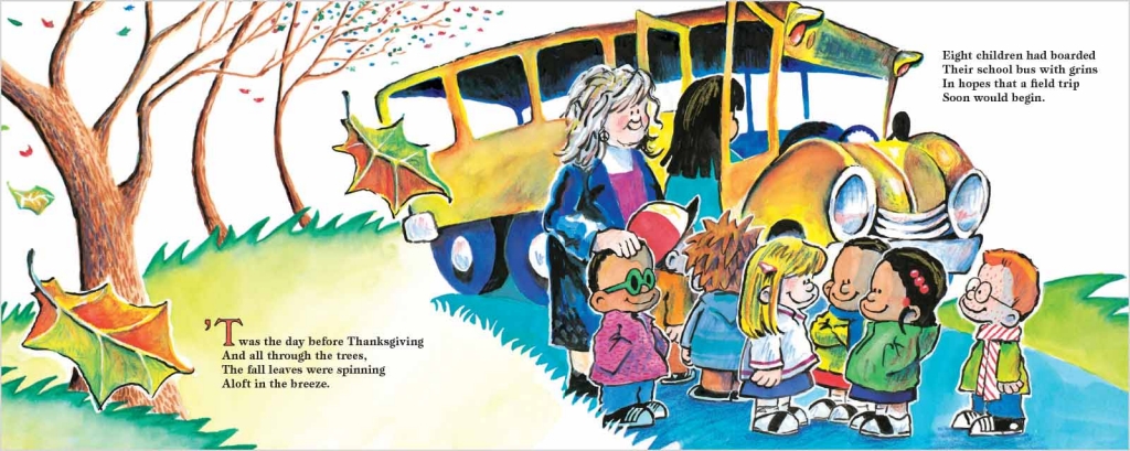 twas the night before thanksgiving coloring page