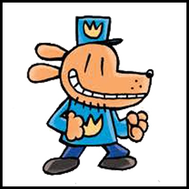 how to draw a man with a dog