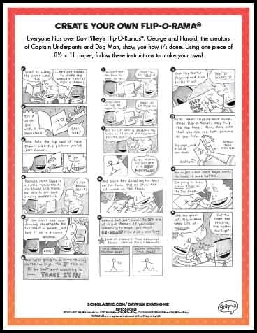 dog man activity sheets