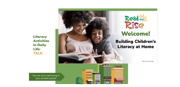 Read and Rise | Activate Families as Literacy Partners