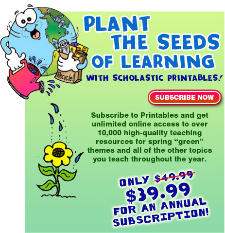 Scholastic Printables: Find It, Print It, Teach It | Scholastic.com